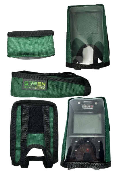 Green Frog Control Box Cover For XP Deus 2 Remote Control - Black